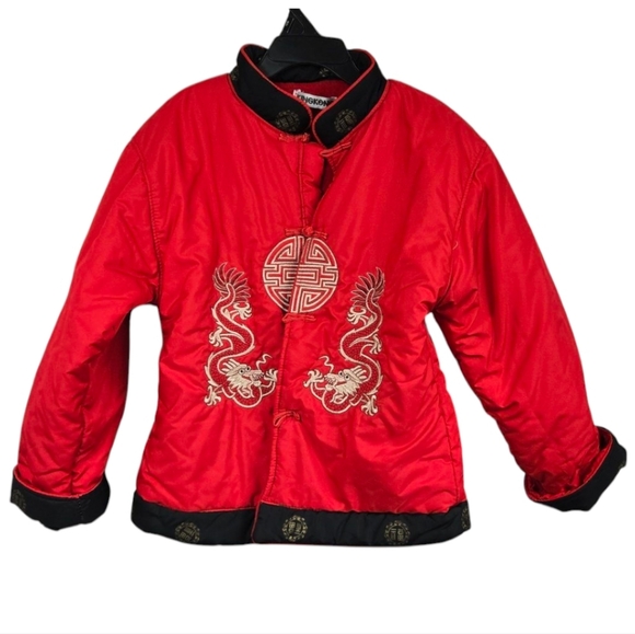 King Kong | Jackets & Coats | Chinese Dragon Bomber Jacket Boys Red ...